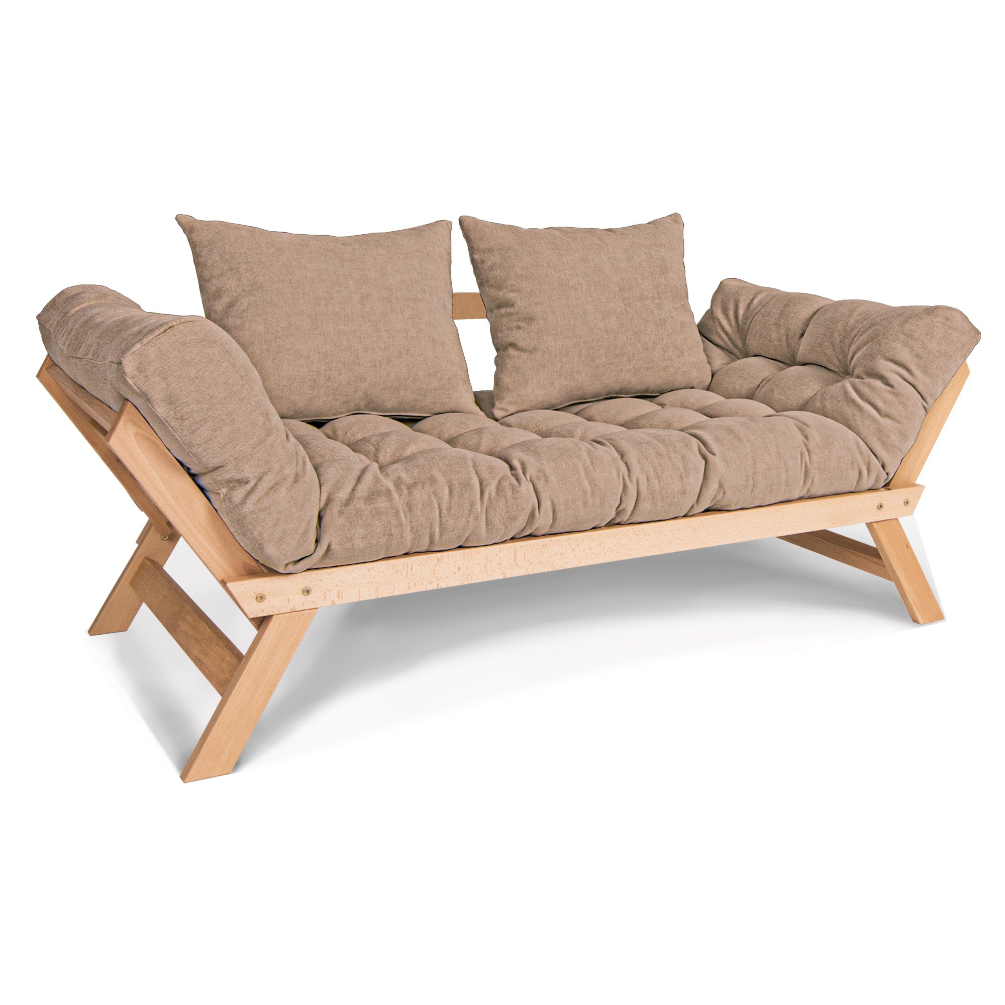 ALLEGRO Futon Sofa Bed Space Saving Style for Small Homes